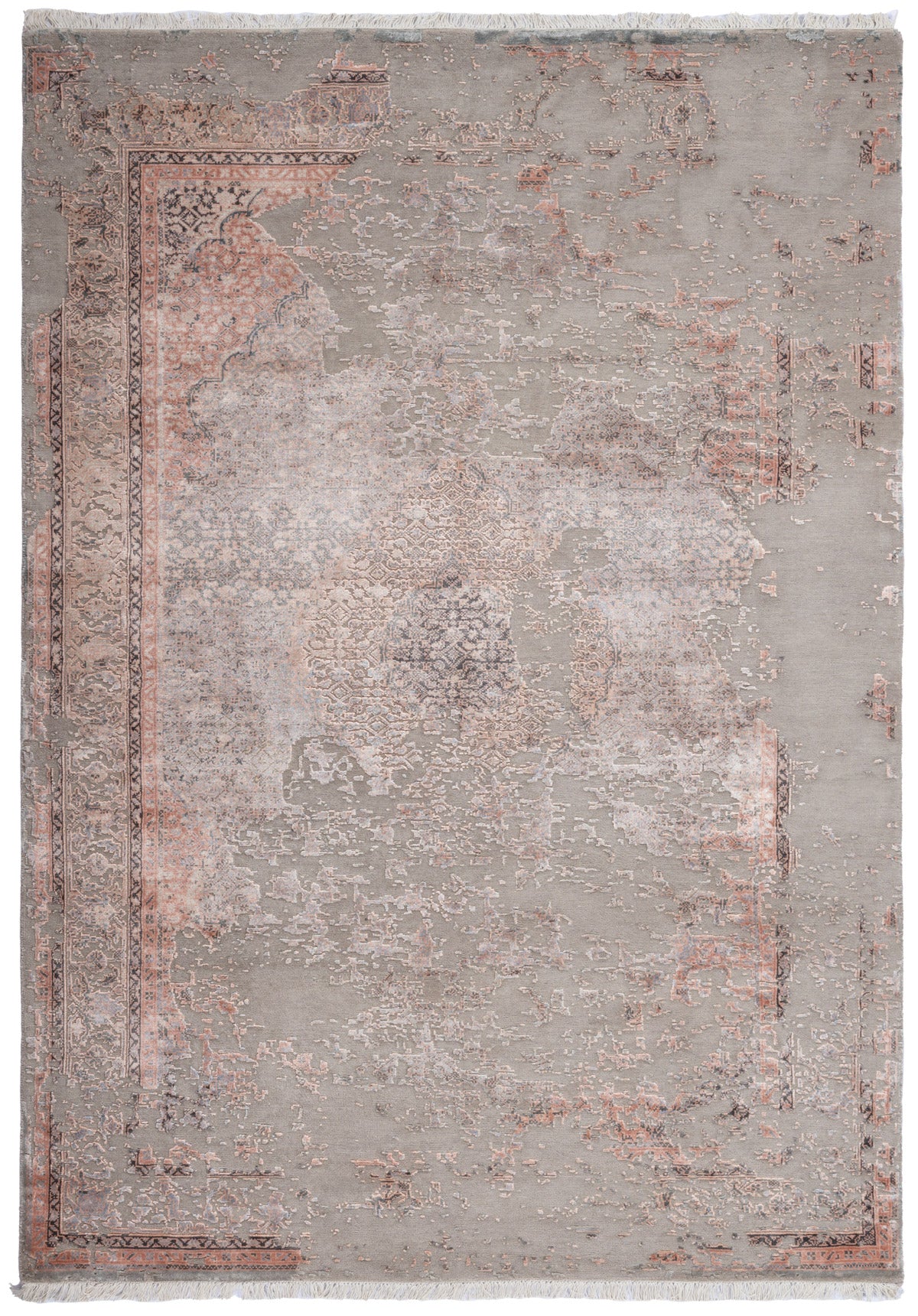 DUSTY Distressed Tabriz - Any Size | Lilla Rugs | Rugs London